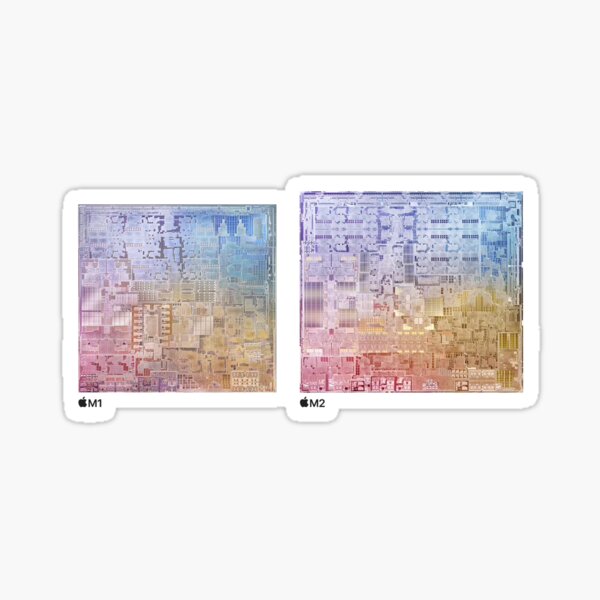 "M1 & M2" Sticker by artandpop | Redbubble