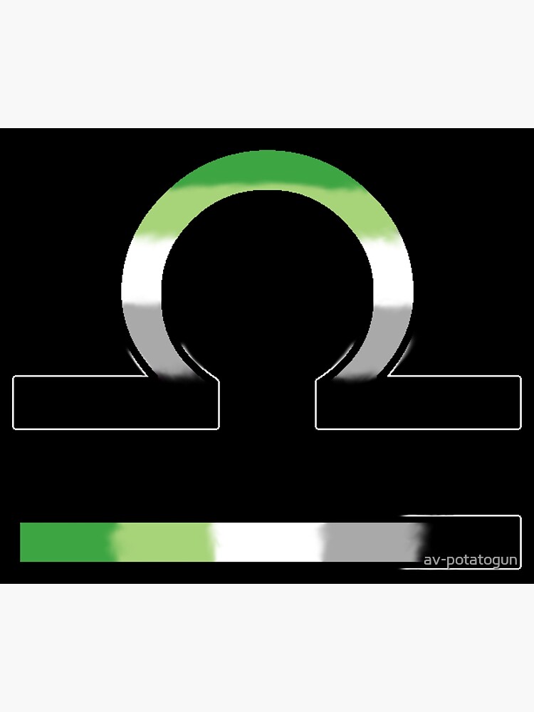 "Aro Flag Libra" Poster for Sale by av-potatogun | Redbubble