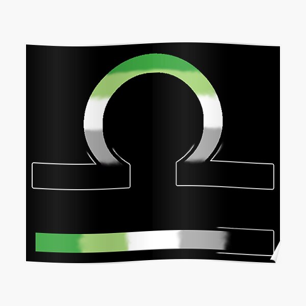 "Aro Flag Libra" Poster for Sale by av-potatogun | Redbubble