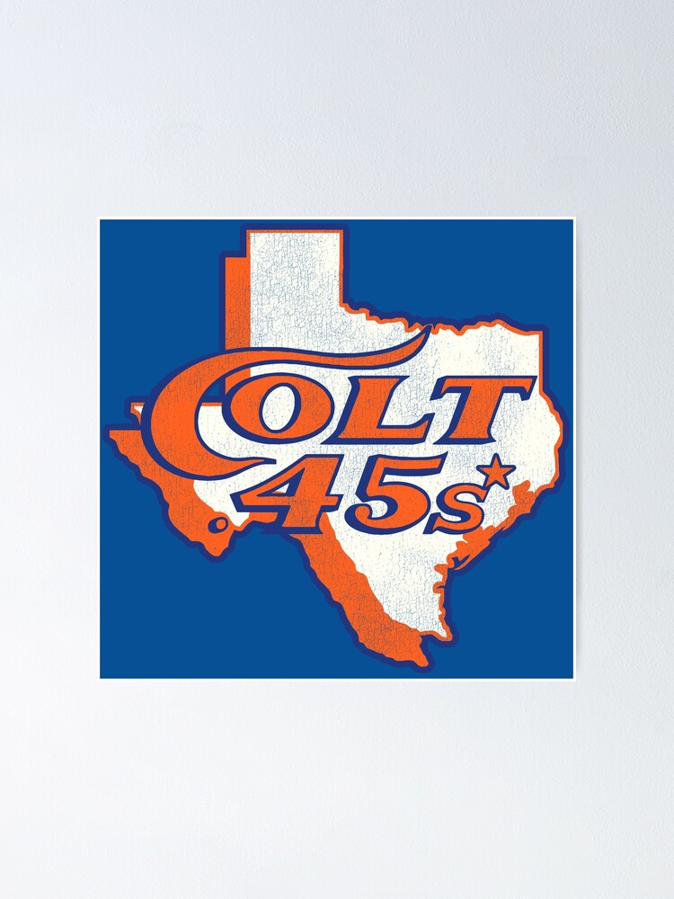 "Houston Colt 45s Retro Defunct Baseball " Poster for Sale by ...