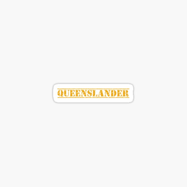"Queenslander! Queensland Maroons" Sticker for Sale by Woops- | Redbubble