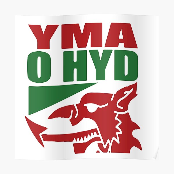 "Yma O Hyd Design" Poster for Sale by shisuiart | Redbubble