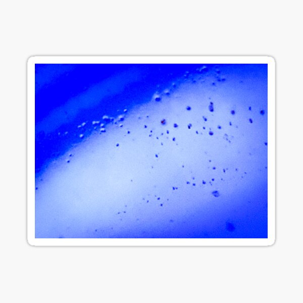 "Blue Condensation" Sticker for Sale by katiebear716 | Redbubble