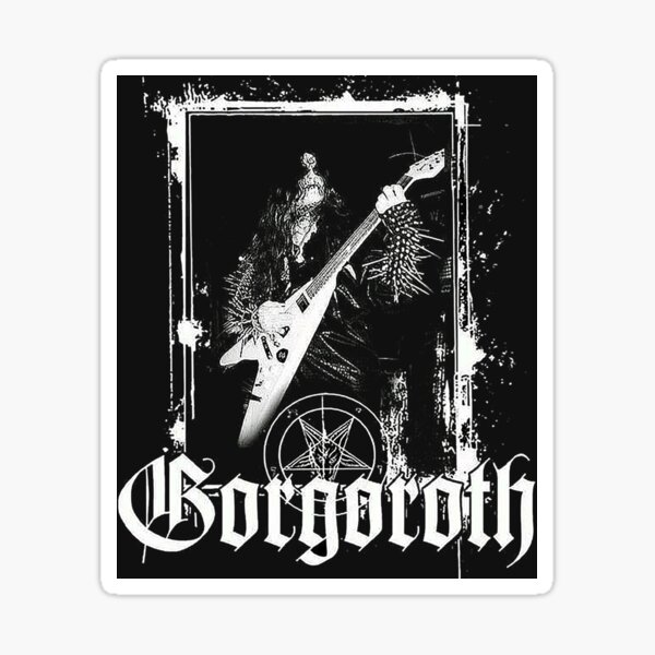"Gorgoroth artwork - logo" Sticker for Sale by rsellackjm | Redbubble