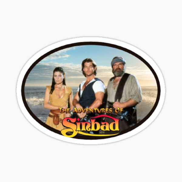 "The Adventures of Sinbad" Sticker for Sale by SillyFun | Redbubble