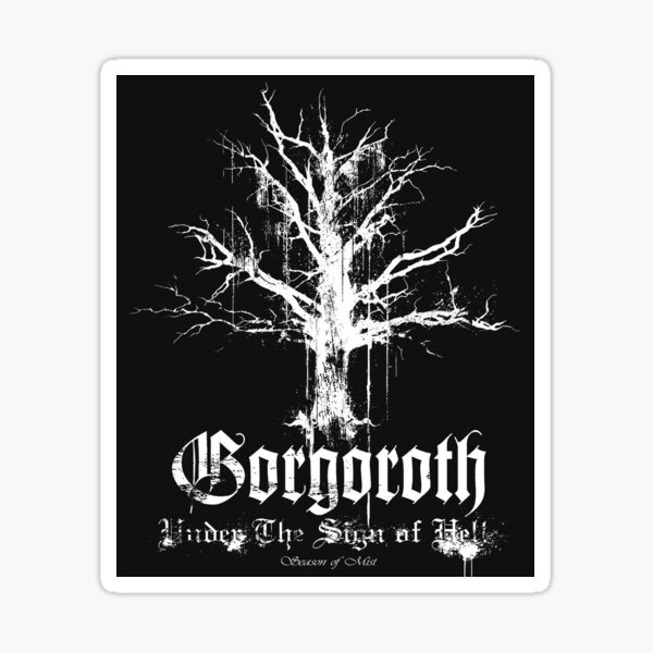 "Gorgoroth artwork - logo" Sticker by rsellackjm | Redbubble