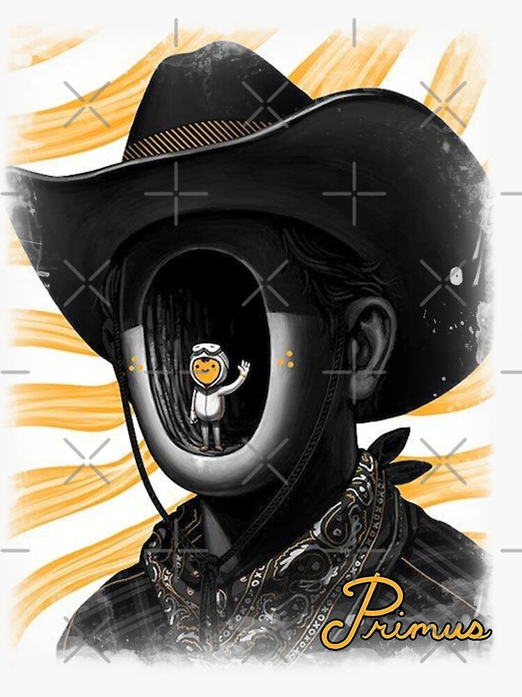 "PRIMUS COWBOY" Sticker for Sale by epatterfield | Redbubble