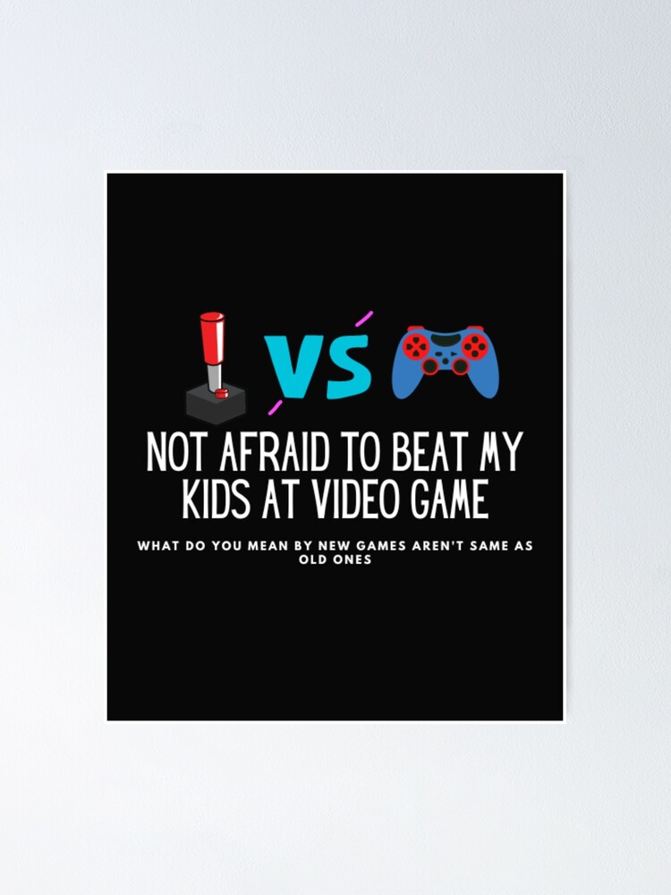 " not afraid to be beat my kids at video games I OLD CONTROLLER VS NEW ...
