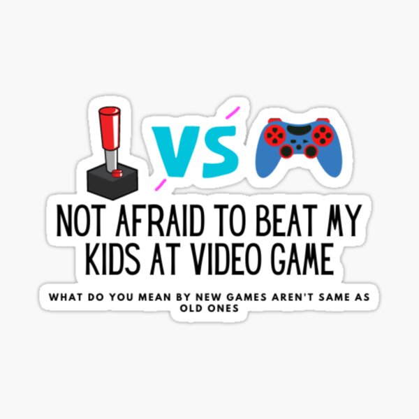 " not afraid to be beat my kids at video games I OLD CONTROLLER VS NEW ...