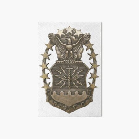 "Air Force JROTC Officers Cap Badge" Art Board Print for Sale by ...