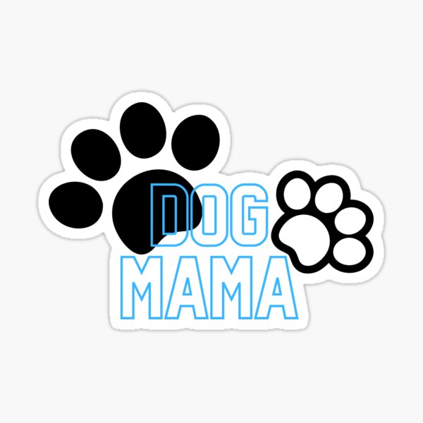 "Dog mama" Sticker for Sale by Artdesignsetc | Redbubble