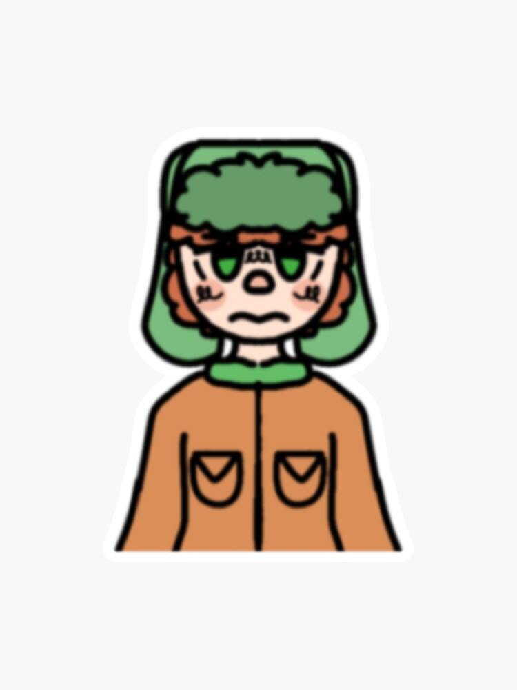 "Kyle Broflovski Sticker - South Park" Sticker for Sale by Ch3ddarBr3ad ...