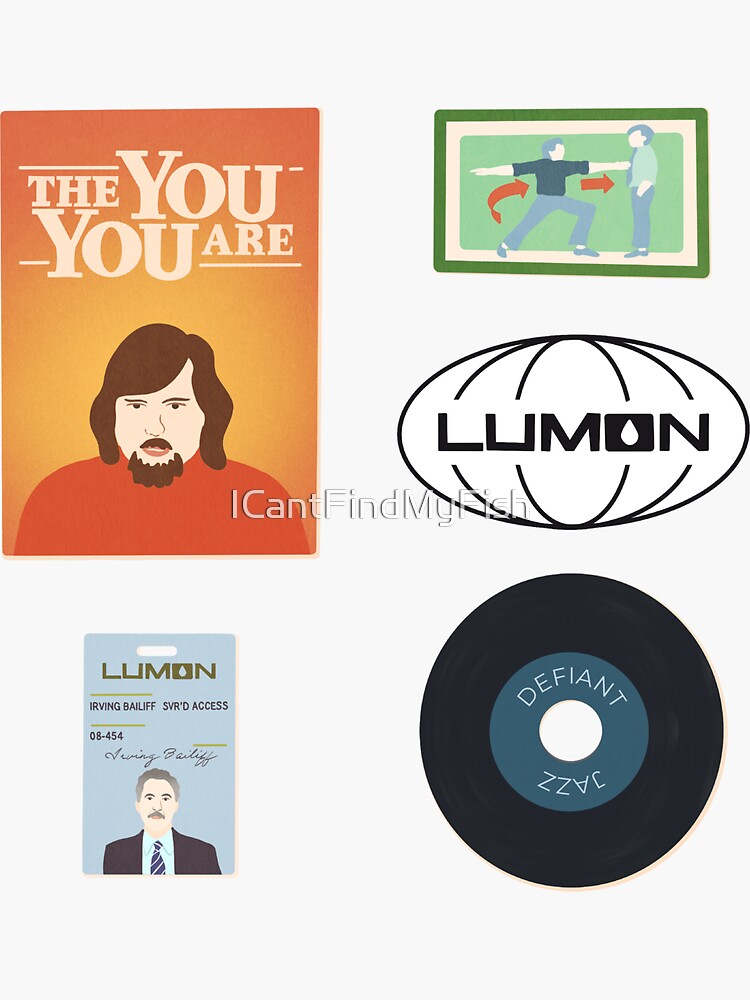 "Lumon objects" Sticker for Sale by ICantFindMyFish | Redbubble