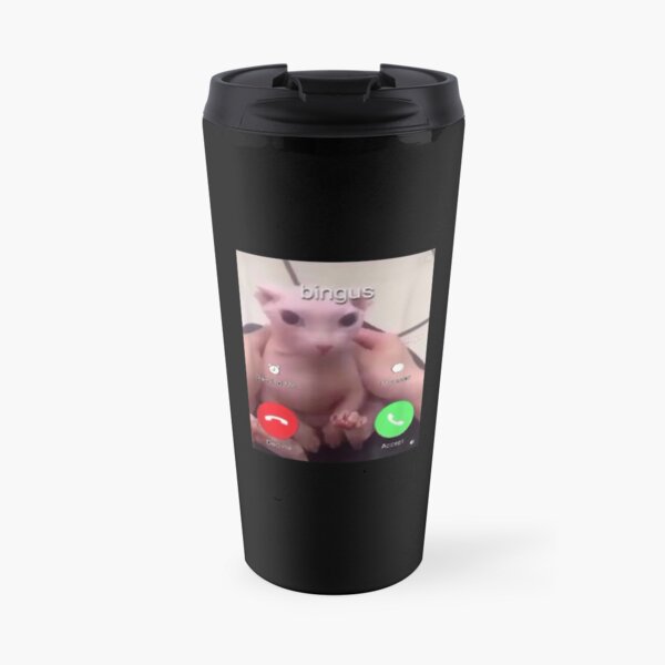 " bingus cat meme bingus cat meme bingus cat meme" Travel Mug by Art ...