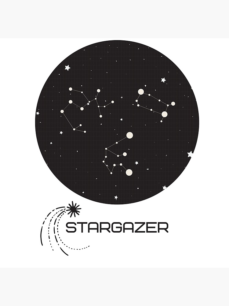 "Stargazer Star Map" Poster for Sale by BBritoWorks | Redbubble