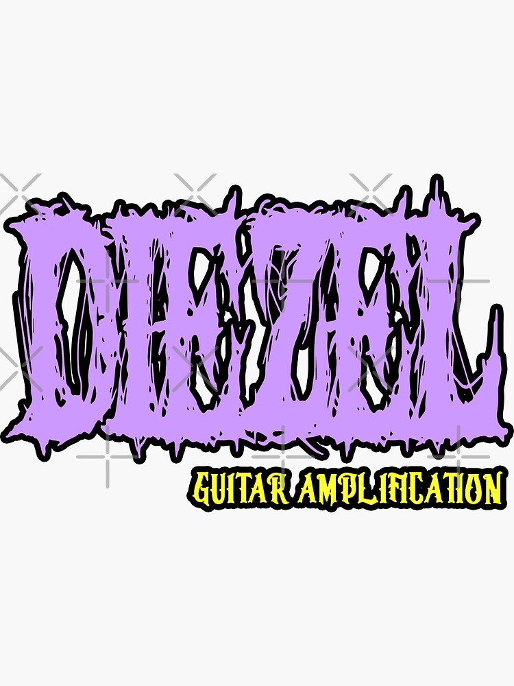 "Diezel Amplification" Sticker by JoyCreww | Redbubble