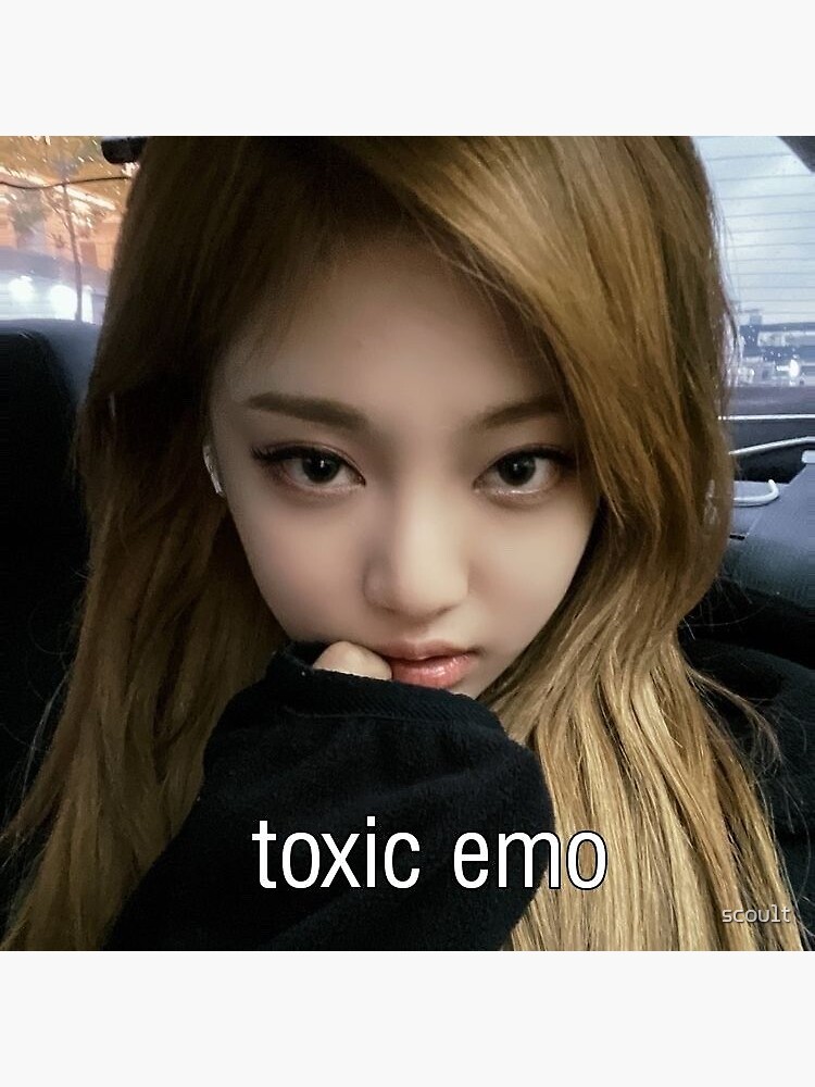 Pegatina «aespa ningning tóxico emo meme» de scou1t | Redbubble