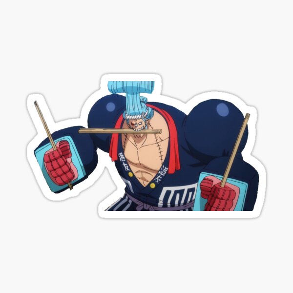 "3 Sword Franky" Sticker for Sale by luffyluver | Redbubble