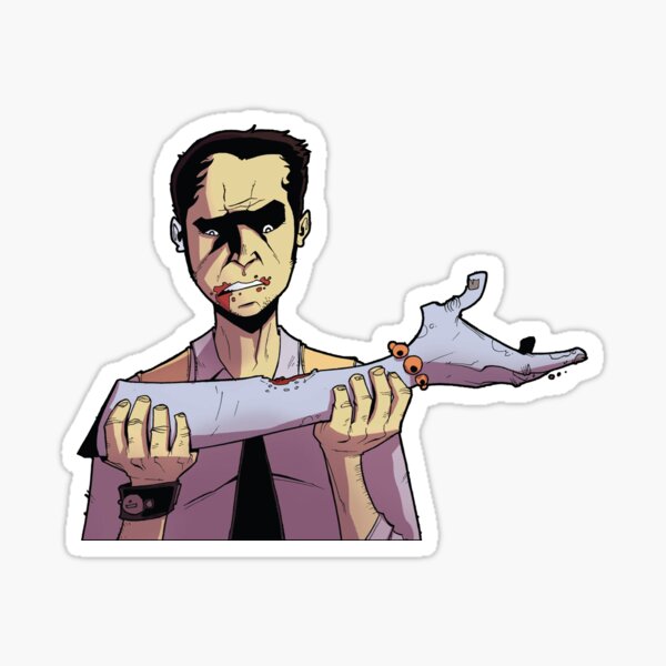 Pegatina «masticar, toni chu, cibopath, saboya, comida, cómic, John ...