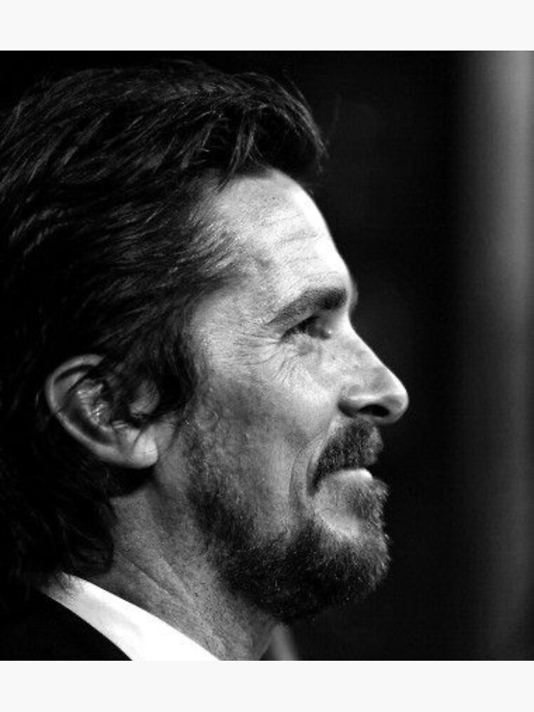 "Christian Bale Smiling" Sticker for Sale by aforartists | Redbubble