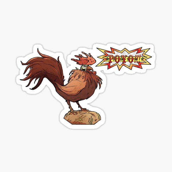 Pegatina «masticar,poyo, gallo, lucha libre, toni chu,cibopath,savoy ...