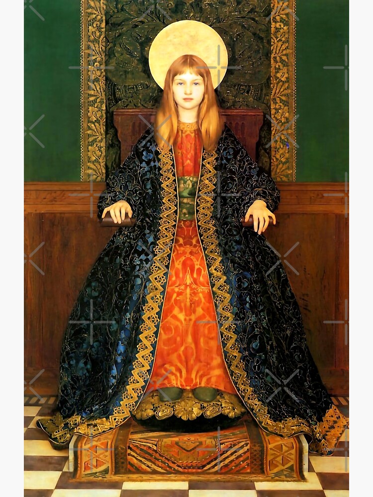 "Thomas Cooper Gotch - The Child Enthroned" Photographic Print for Sale ...