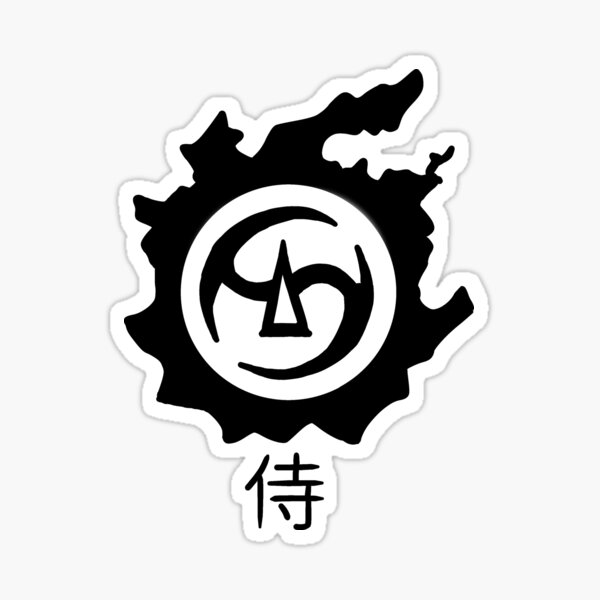 "Samurai FFXIV Japanese Class Icon" Sticker for Sale by LyfOfNiall ...