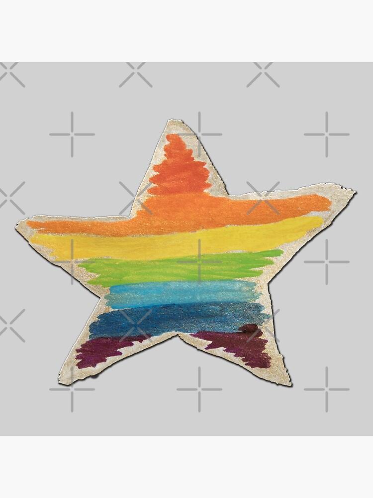"Rainbow STAR 2" Poster for Sale by nastiaart | Redbubble