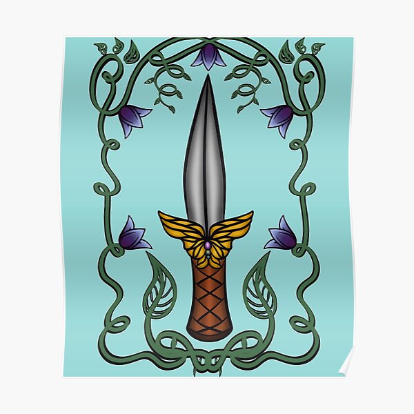 "The Garden Dagger" Poster for Sale by K8tronunit | Redbubble