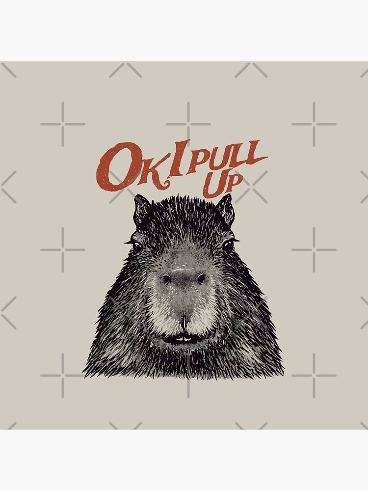 "Capybara - Ok I pull up | MEME | Red Capybara | His Name - Gort | Capy ...