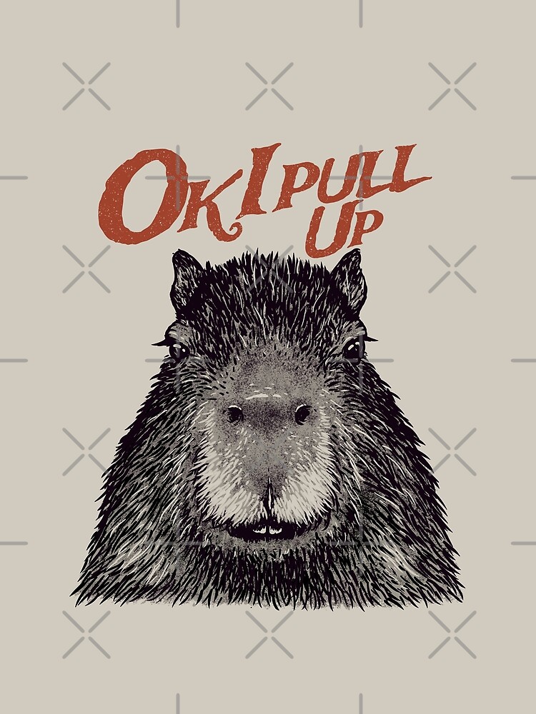 "Capybara - Ok I pull up | MEME | Red Capybara | His Name - Gort | Capy ...