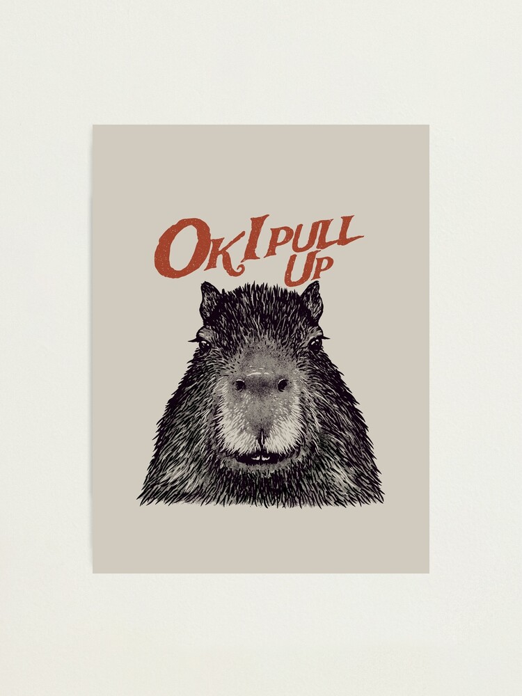 "Capybara - Ok I pull up | MEME | Red Capybara | His Name - Gort | Capy ...