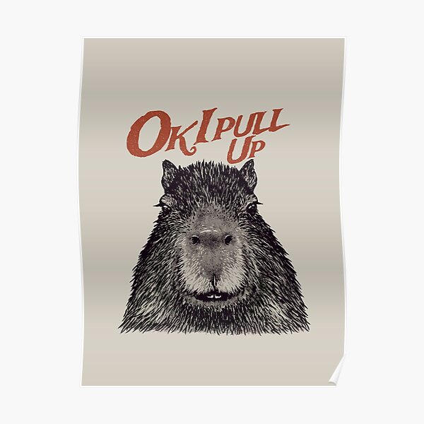 "Capybara - Ok I pull up | MEME | Red Capybara | His Name - Gort | Capy ...