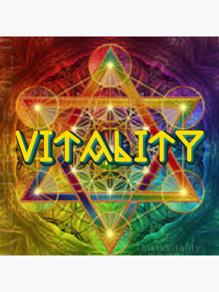 "Vitality" Sticker for Sale by ThisIsVitality | Redbubble