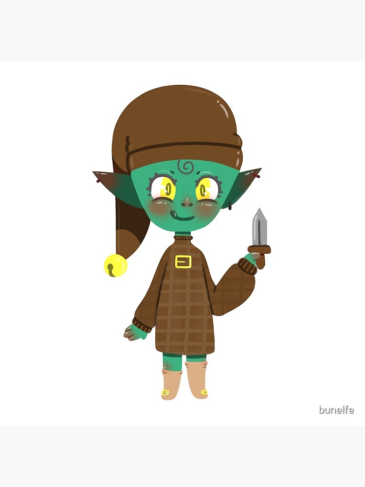 "Little friendly goblin" Poster for Sale by bunelfe | Redbubble