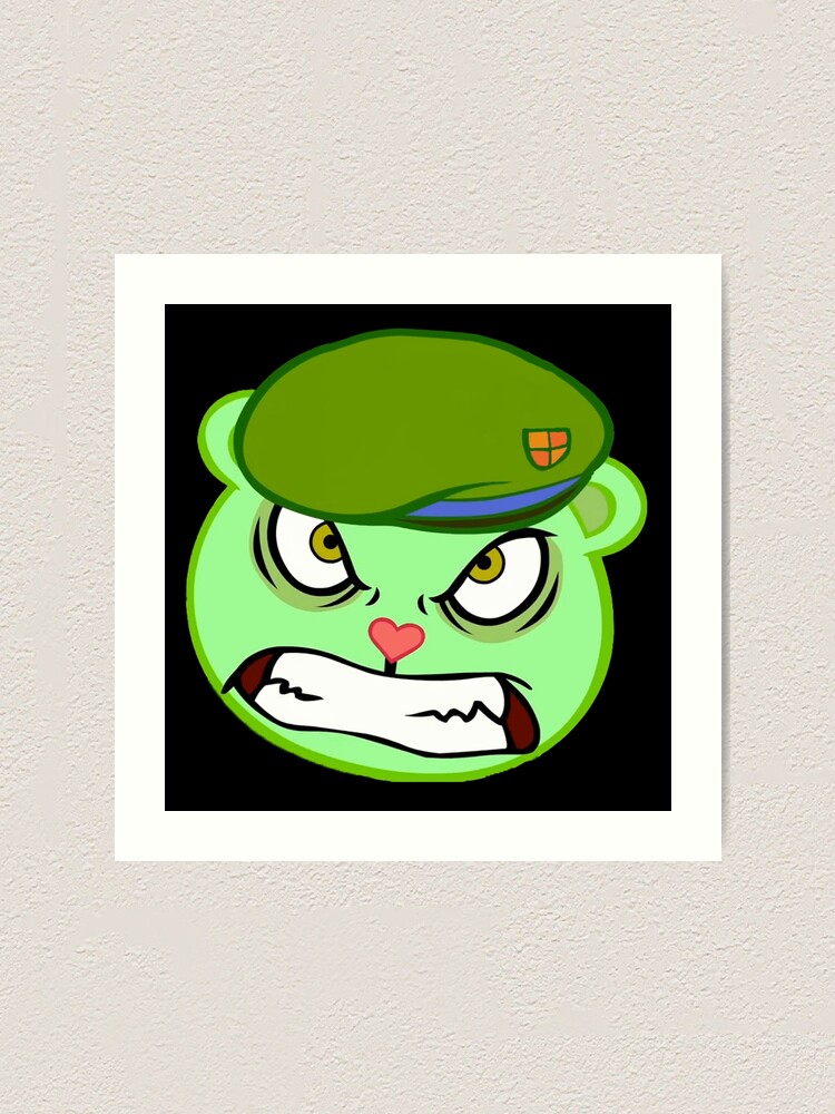 "HAPPY TREE FRIENDS - FLIPPY" Art Print for Sale by MEMEZZONE | Redbubble