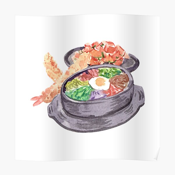 "anime food" Poster for Sale by Art-Echo | Redbubble