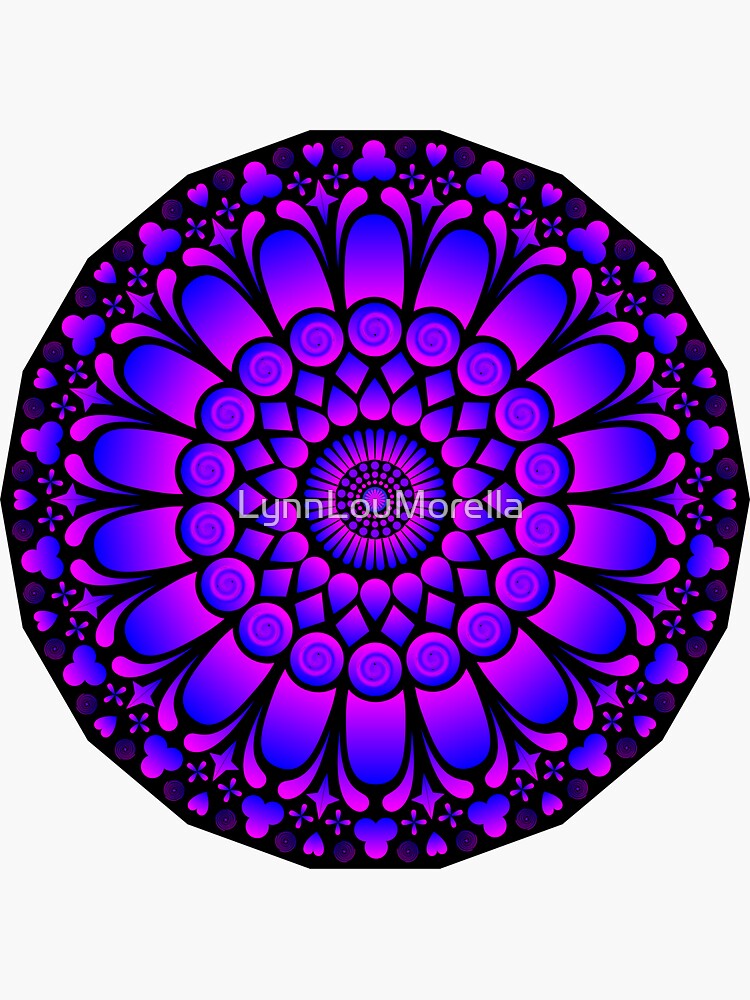 "Rose Rosetta" Sticker for Sale by LynnLouMorella | Redbubble