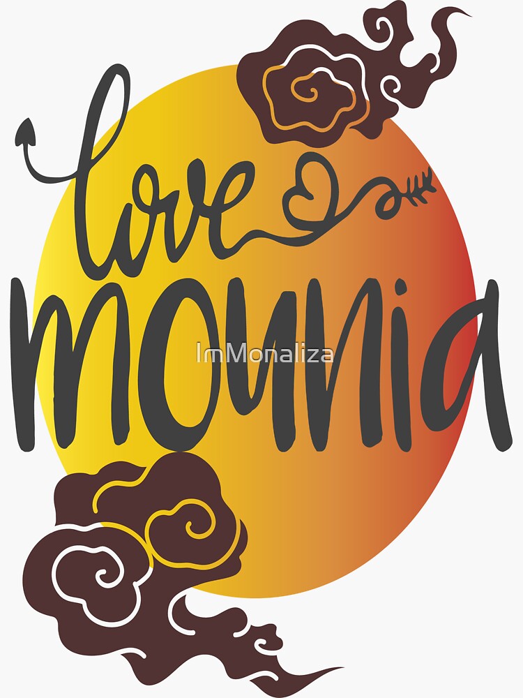 "NAME MOUNIA T-SHIRT" Sticker for Sale by ImMonaliza | Redbubble
