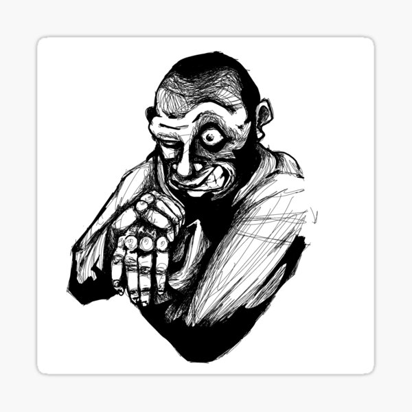 "Monkey See, Monkey Wrist-Lock; Brazilian Jiu Jitsu Tee" Sticker for ...