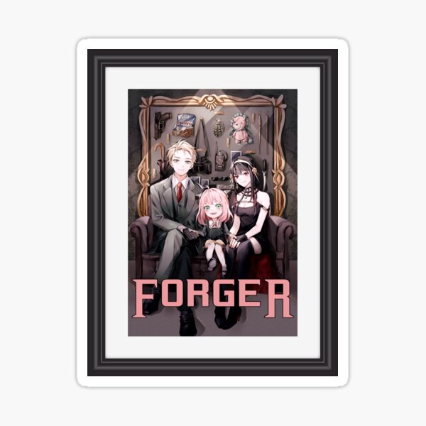 "A FORGER Family Photo" Sticker for Sale by epinkb | Redbubble