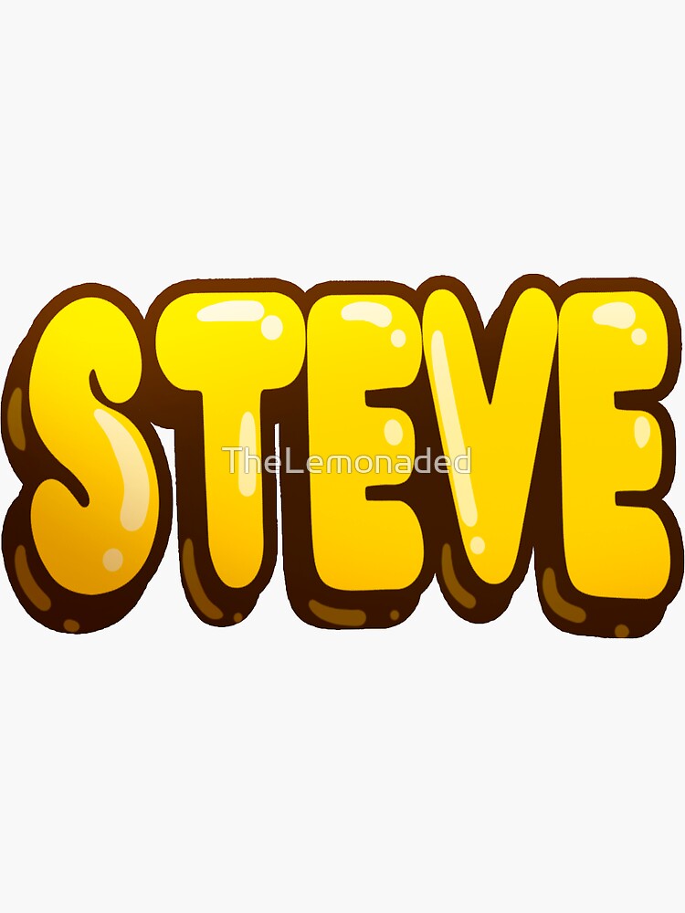 "Steve" Sticker for Sale by TheLemonaded | Redbubble
