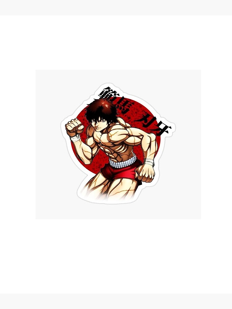 " baki hanma sticker" Poster for Sale by HassanTB | Redbubble