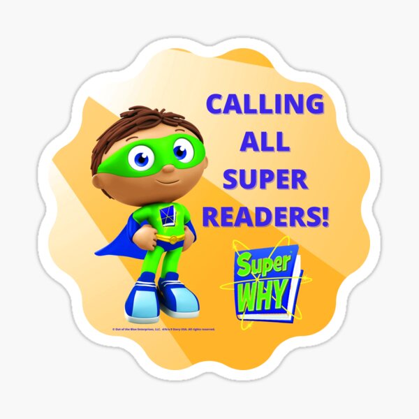 "Super Why Super Readers" Sticker for Sale by prudencehollow | Redbubble