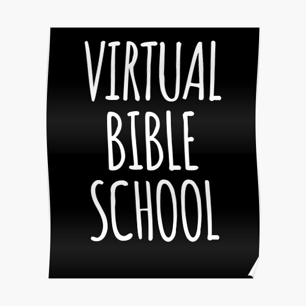 "VBS virtual bible school" Poster for Sale by JoDesignLab | Redbubble