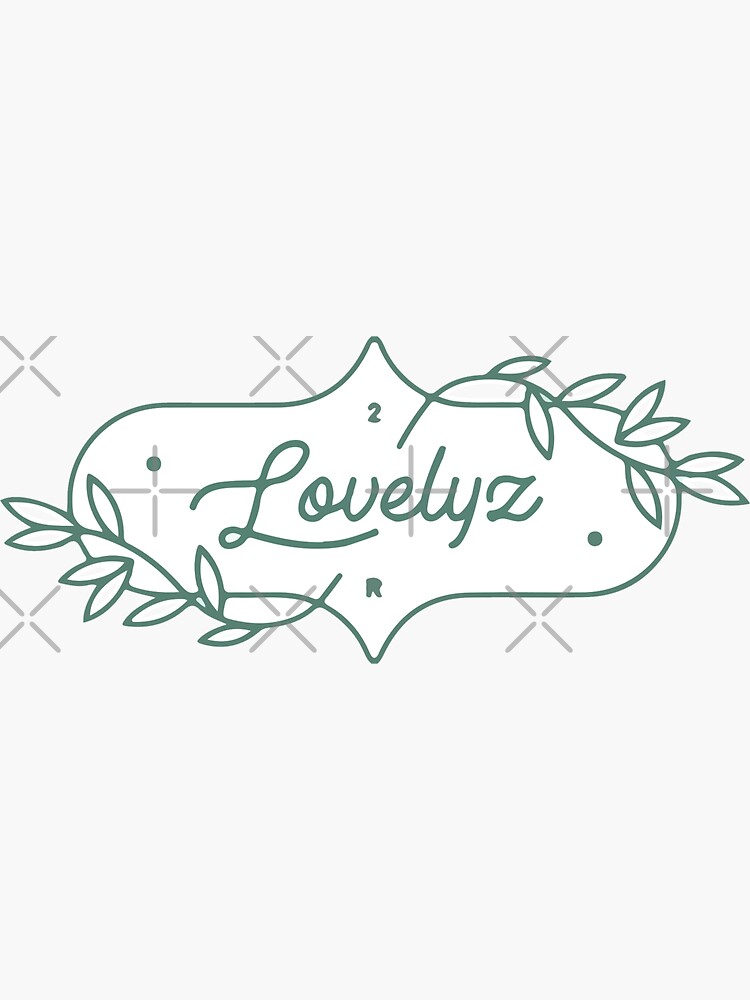 "Lovelyz Logo" Sticker for Sale by Brightcove | Redbubble