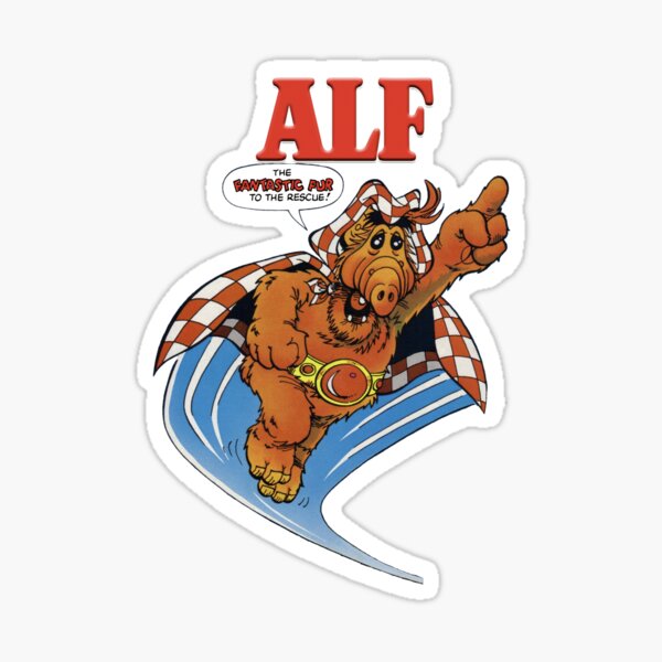 "ALF the Fantastic Fur" Sticker for Sale by Haljor | Redbubble