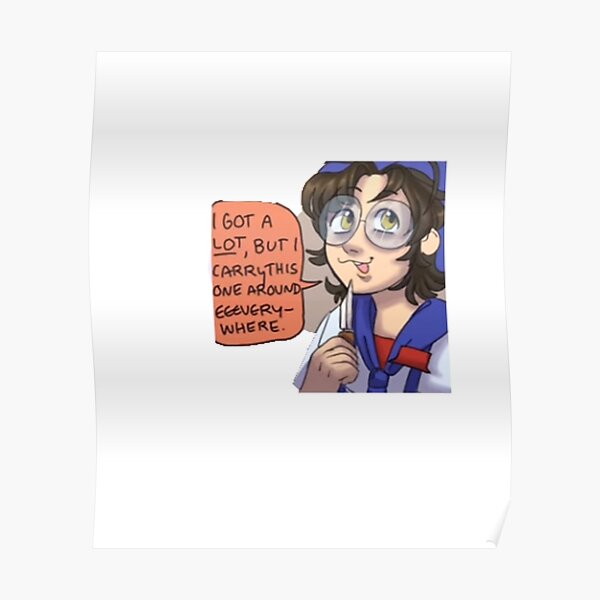 " Blueycapsules" Poster for Sale by nabilolsky | Redbubble