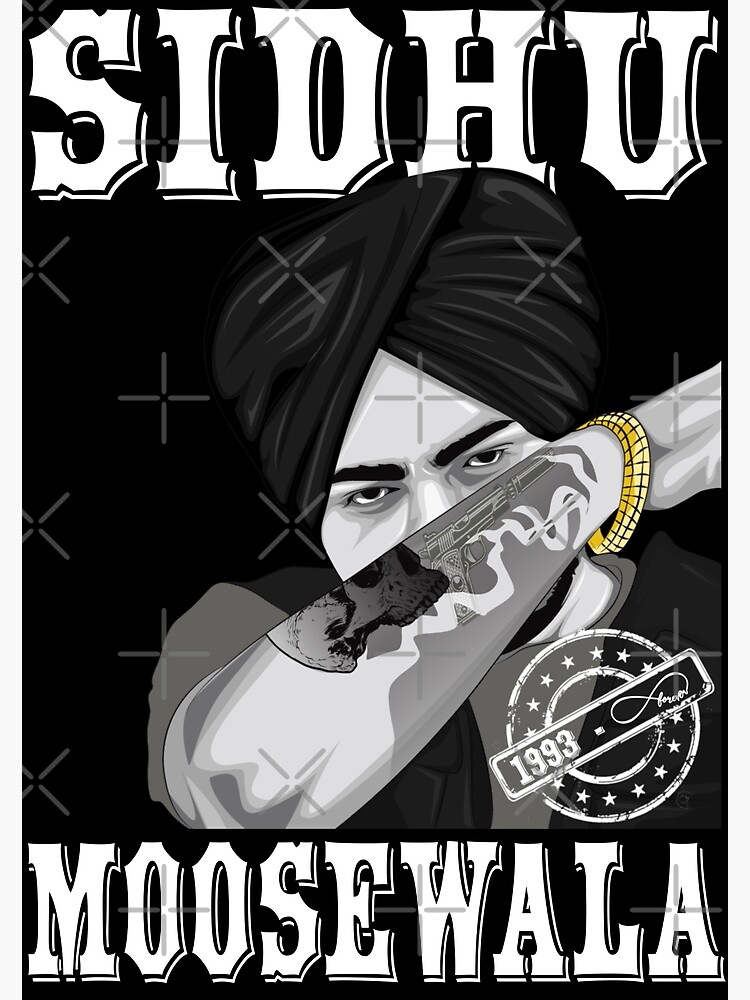 "sidhu moose wala sticker" Photographic Print for Sale by vpaints ...