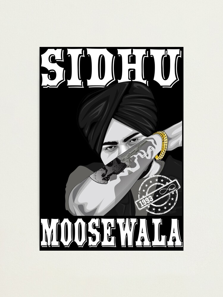 "sidhu moose wala sticker" Photographic Print for Sale by vpaints ...